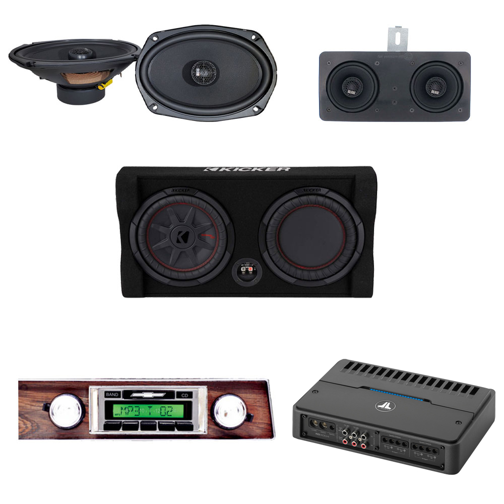 1967-1968 Caprice BLAM Premium Stereo Kit: CAM-CAP-67-8-BLAMPSK