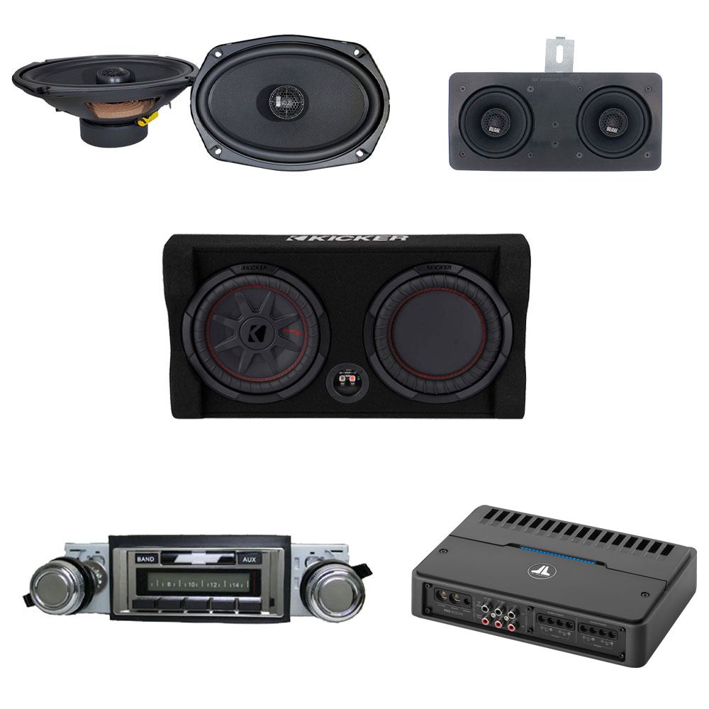 1973-1976 Caprice BLAM Premium Stereo Kit: CAM-CAP-73-6-BLAMPSK