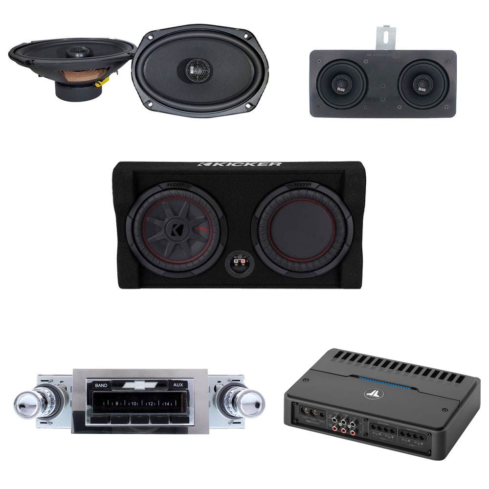 1960-1964 Corvair BLAM Premium Stereo Kit: CAM-CORE-BLAMPSK