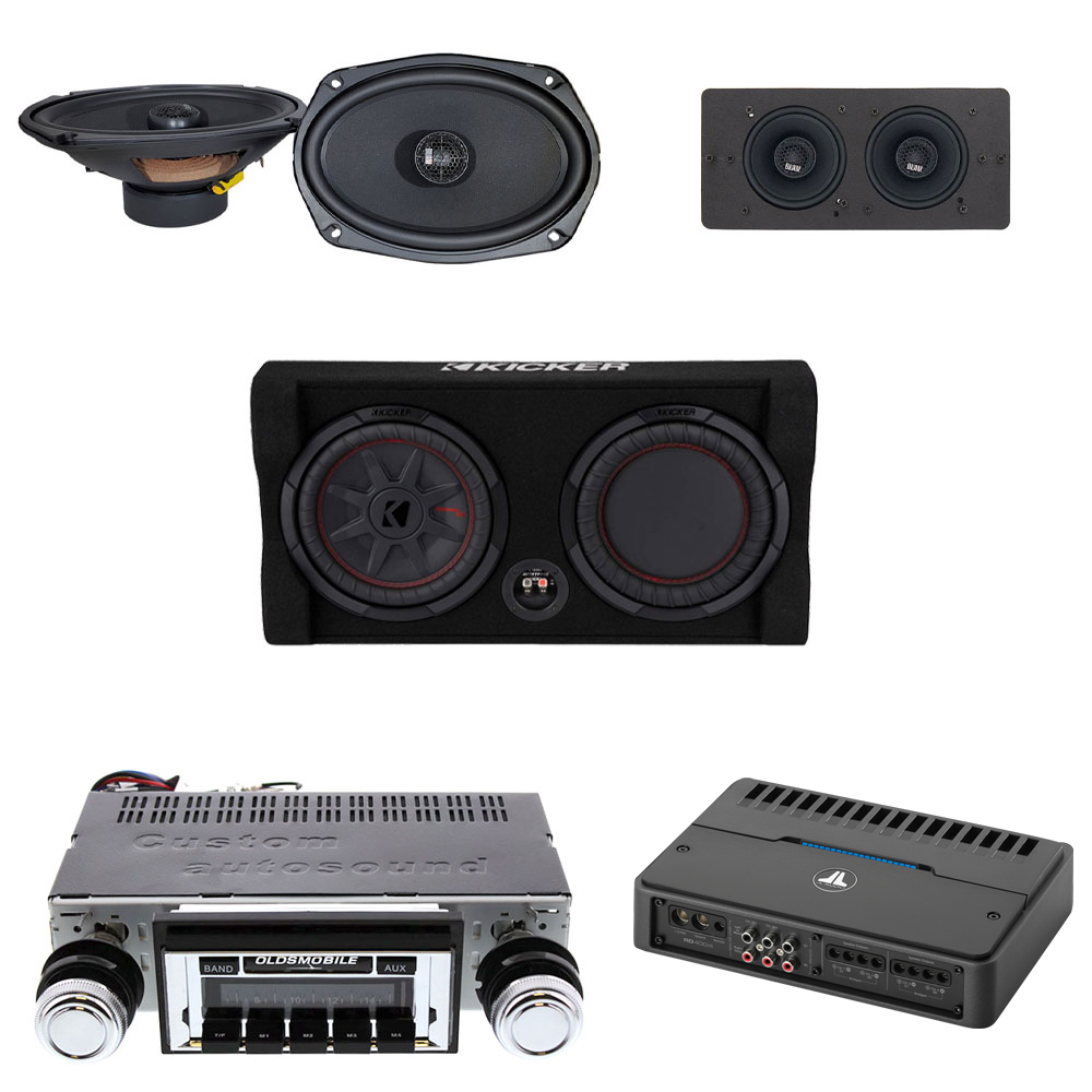 1970-1972 Cutlass BLAM Premium Stereo Kit: CAM-CUT-70_2-BLAMPSK