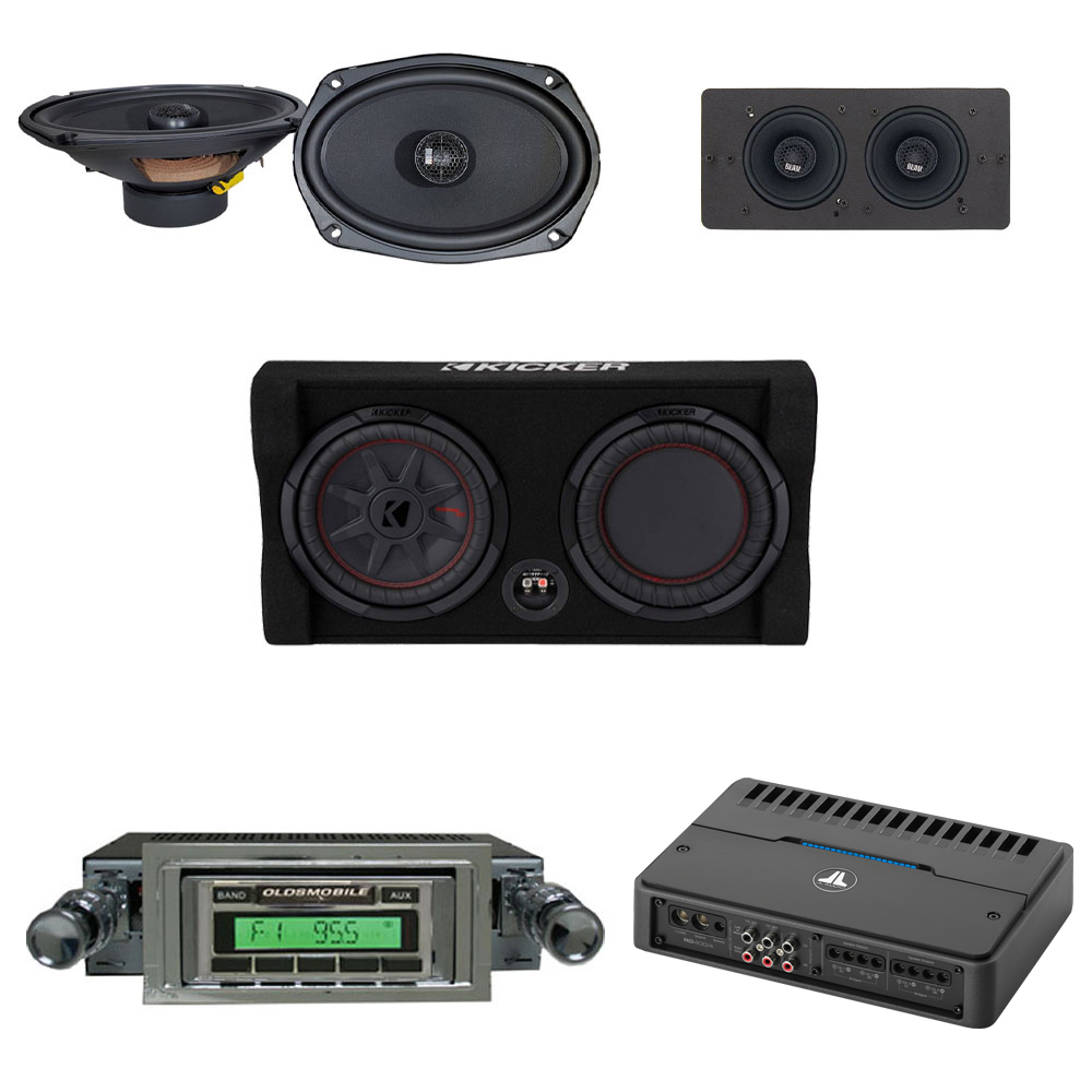 1975-1977 Cutlass BLAM Premium Stereo Kit: CAM-CUT-75_7-BLAMPSK