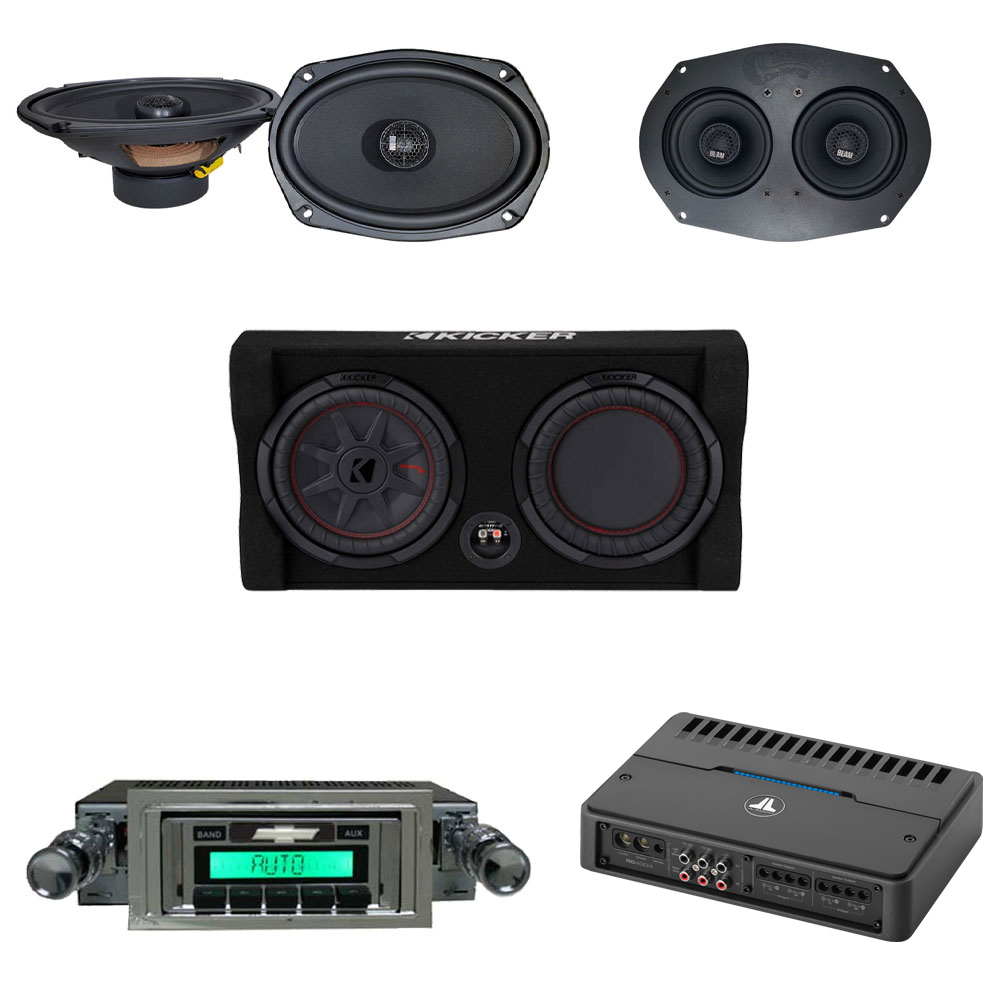 1978-1985 El Camino BLAM Premium Stereo Kit: CAM-ELC-78-85-BLAMPSK