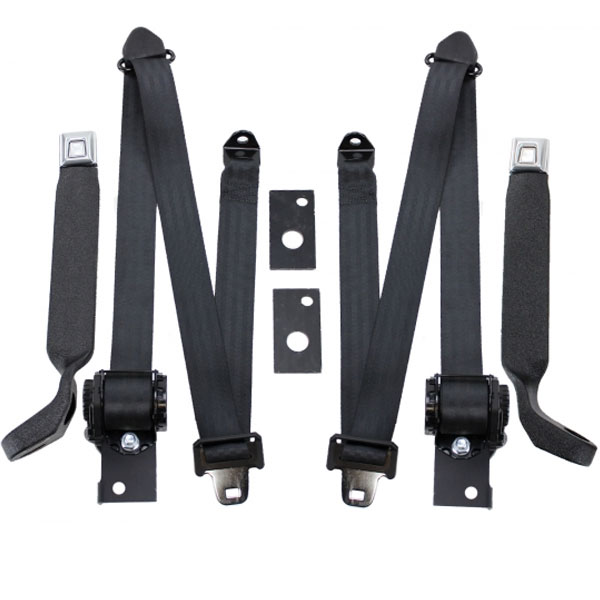 1980-86 Ford Truck Seat Belts - 3 Point Retractable - Front Bucket ...