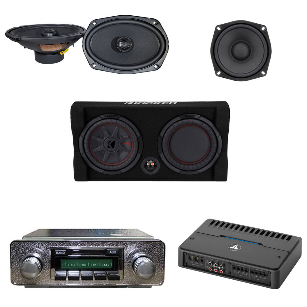 1949-1957 VW Bug BLAM Premium Stereo Kit: CAM-VWE-BLAMPSK