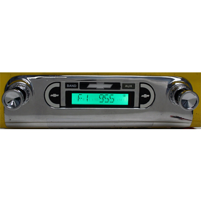 1953-1954 Chevy Radio w/o Push Button USA-230: CAM-VECH-3_4-230C
