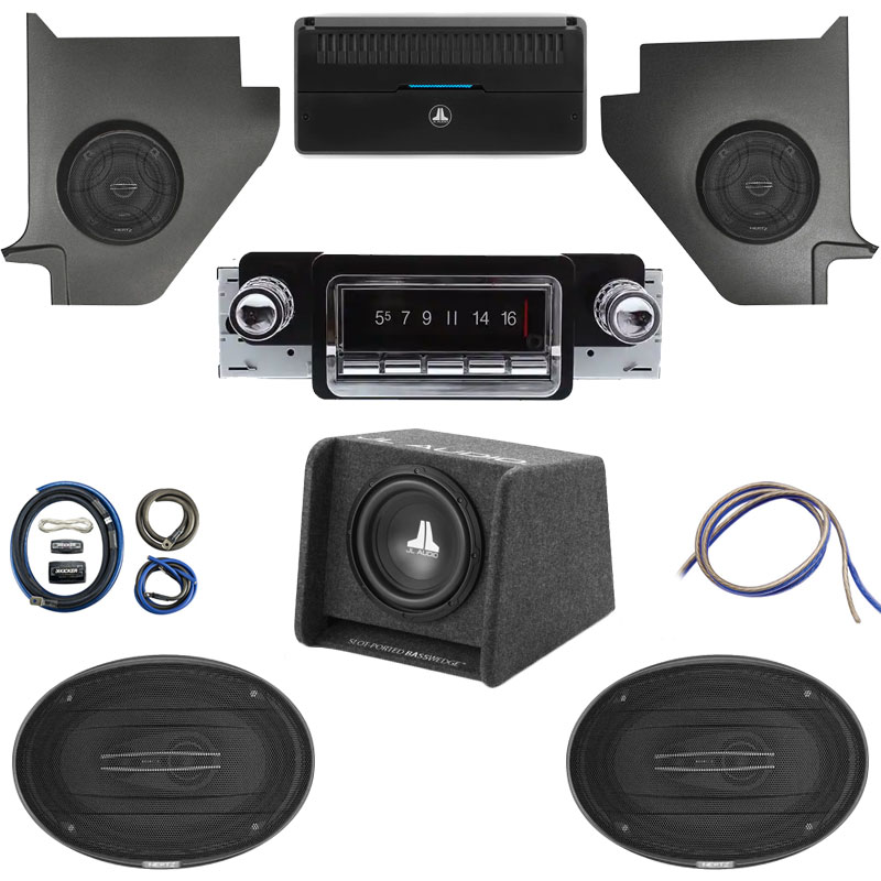 1964-1965 Ford Falcon Radio With Bluetooth USA-740: CAM-FA-740