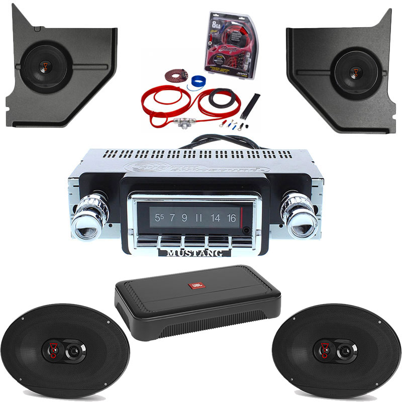 1964-1966 Mustang JBL Premium Stereo Kit: CAM-MS-JBLPSK
