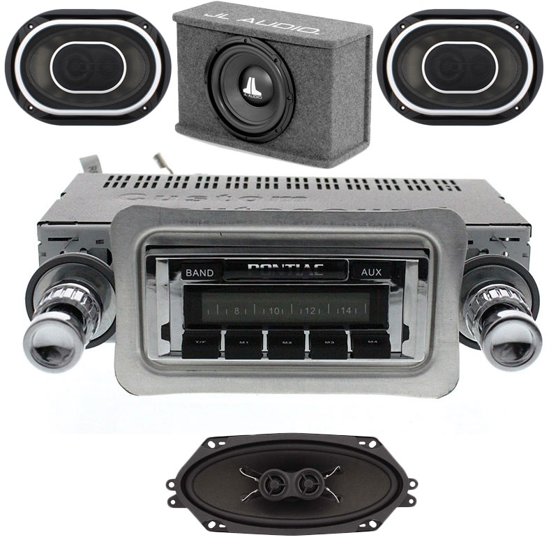 1964-1967 GTO Radio With Bluetooth USA-740: CAM-GTO-740