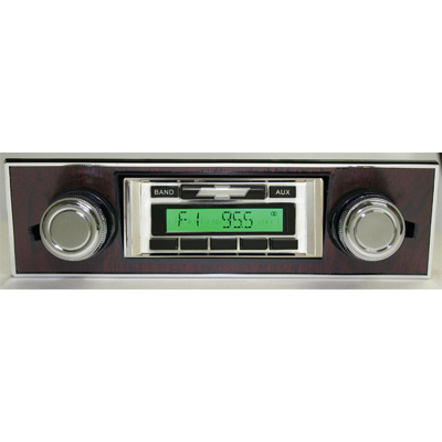 1967-1968 Camaro USA-230 Radio w/ Walnut Bezel: CAM-CAE-230W