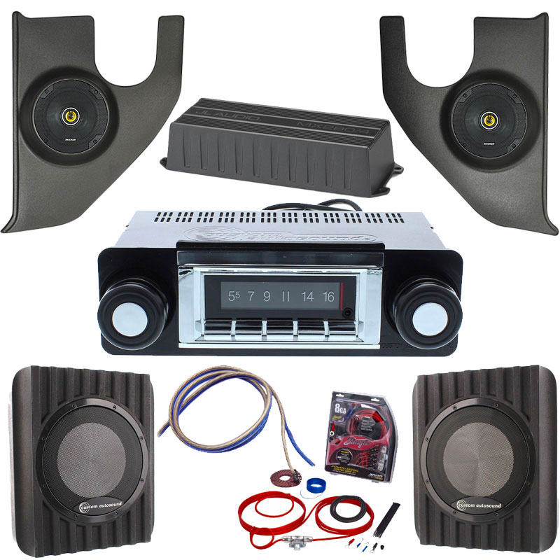 1967-1972 Chevy Truck Premium Stereo Kit: CHTKL-PSK