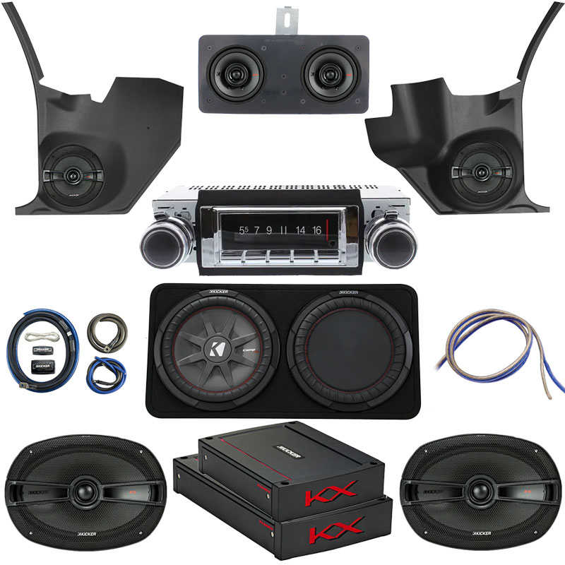 1968 Chevelle 7 Speaker Stereo Kit: CAM-CH68-7PSK