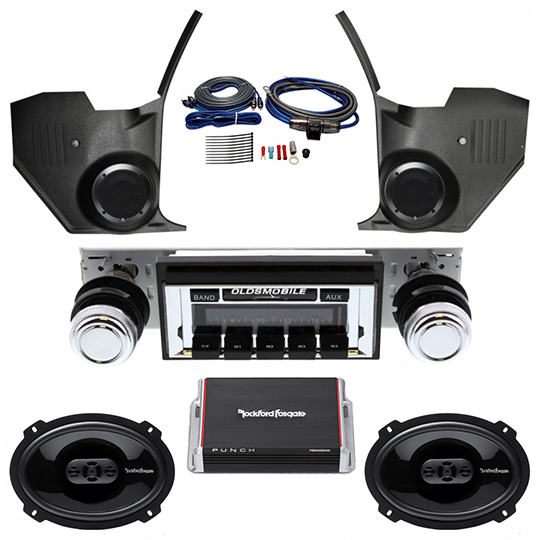 1970-1972 Cutlass Rockford Fosgate Premium Stereo Package: CAM-CUT-70_2 ...