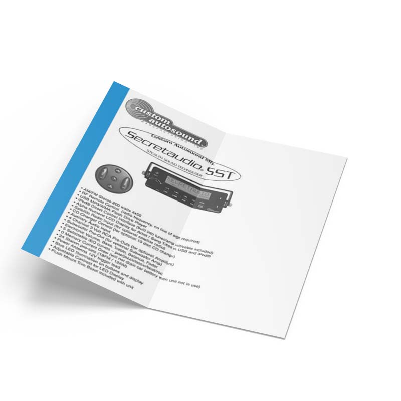 Secretaudio SST Owner's Manual: SST-Owners-Manual