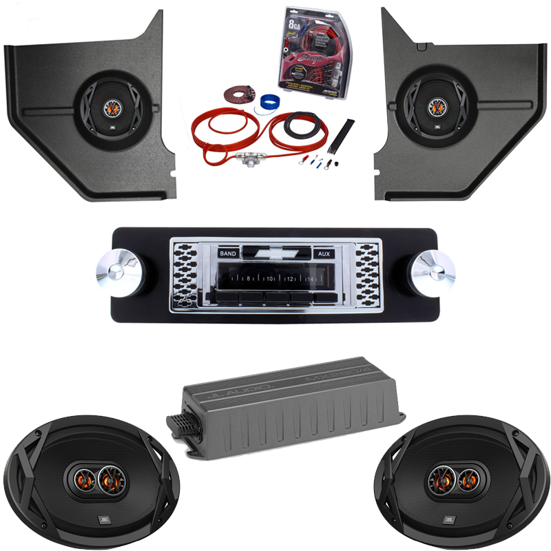 1955 Chevy Premium Stereo Kit: CAM-VECH-5-PSK