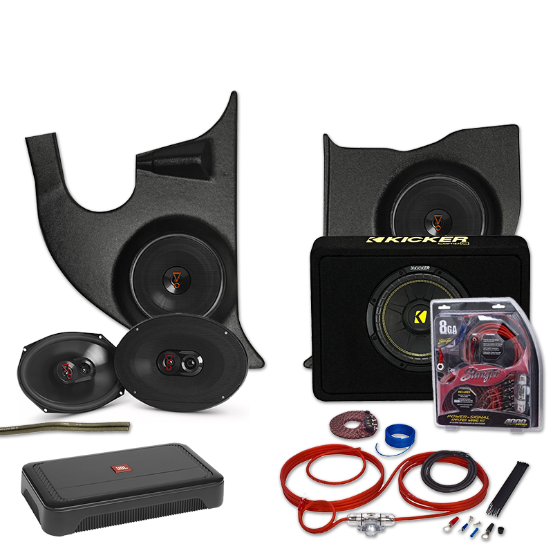 JBL 1973-1979 Chevy Truck Kick Panel Complete System Upgrade Kit with A ...