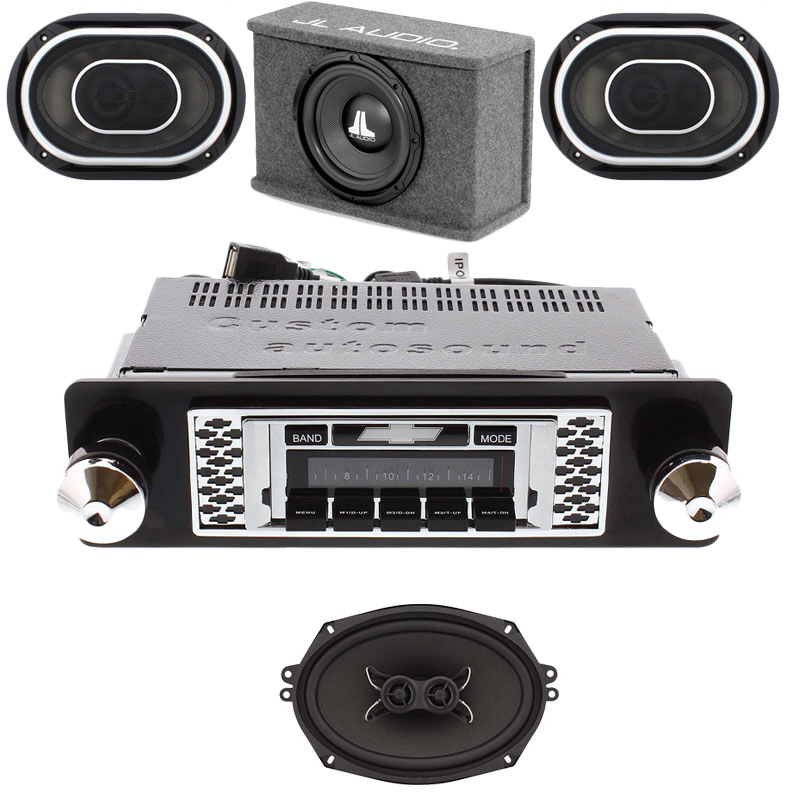 1955 Chevy Bel Air 210 Radio With Bluetooth USA-740: CAM-VECH-5-740B