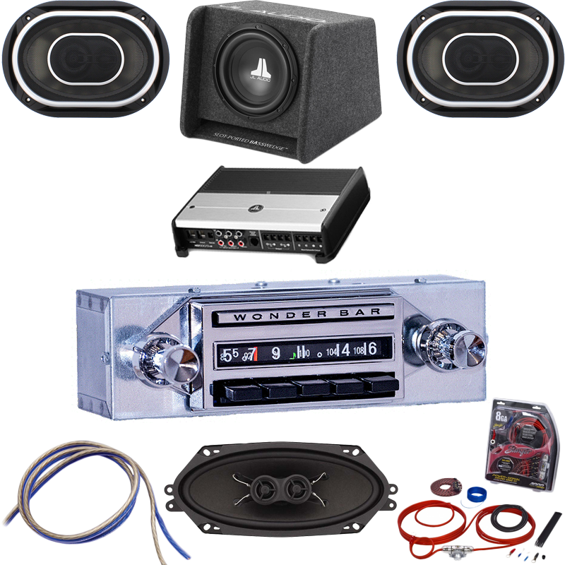 1961-62 Corvair and 1962 Chevy II Nova Radio with Bluetooth JL Audio ...