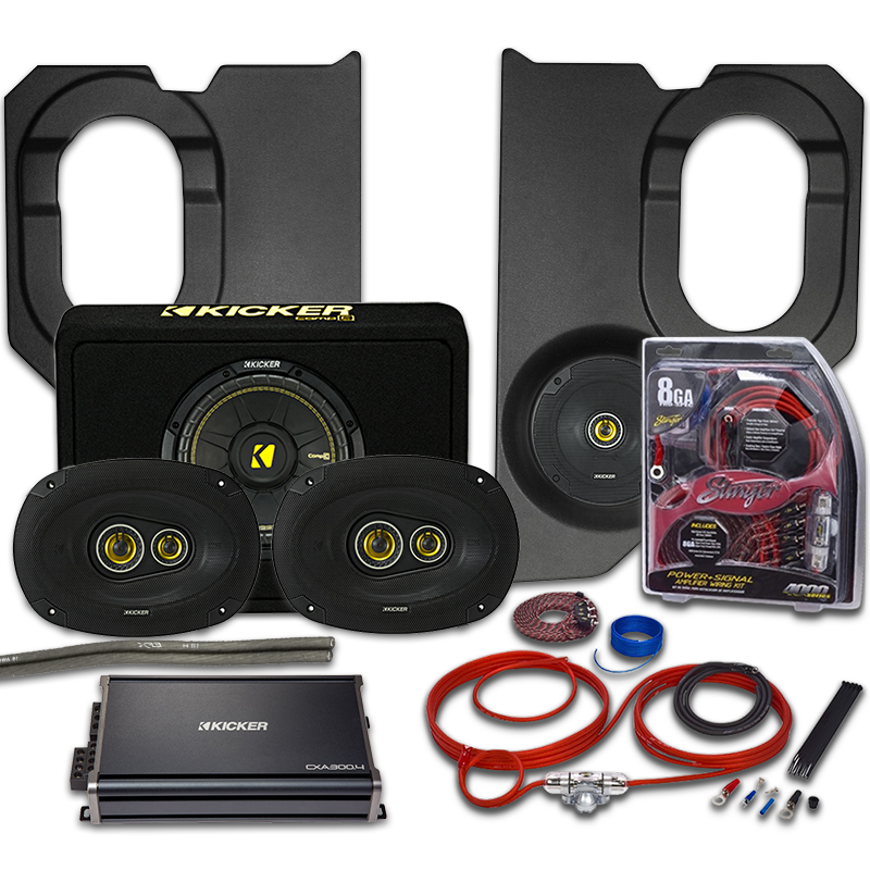 Kicker CS Series 1960-1966 Chevy Truck Kick Panel Complete System ...