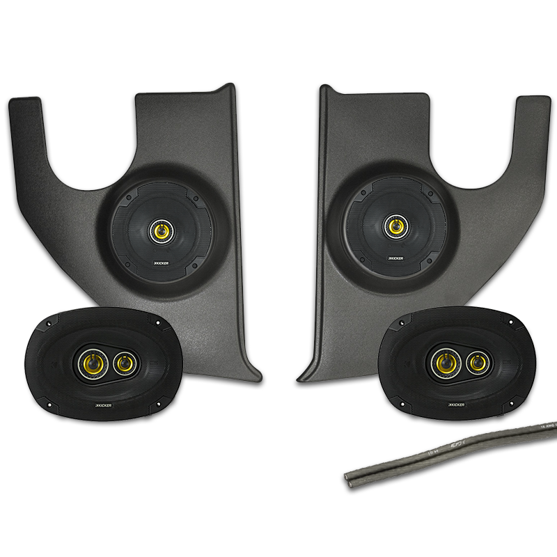 Kicker CS Series 1967-1972 Chevy Truck Kick Panel Speaker Upgrade Kit 6 ...