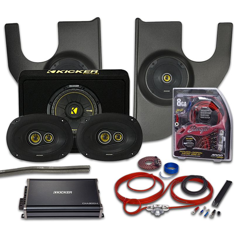 Kicker CS Series 1967-1972 Chevy Truck Kick Panel Complete System ...