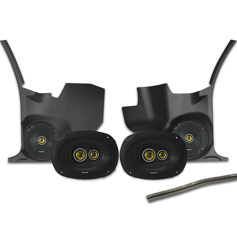 Kicker CS Series 1968-1972 GTO Kick Panels with A/C: KKSU-KGTO-68_2A