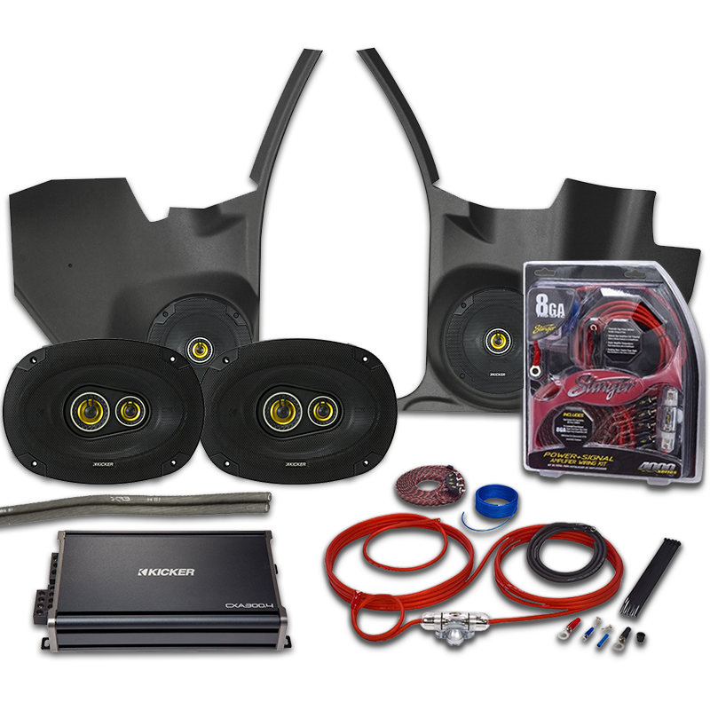 Kicker CS Series 1968-1972 GTO Kick Panels with A/C: CSCSA-KGTO-68_2A