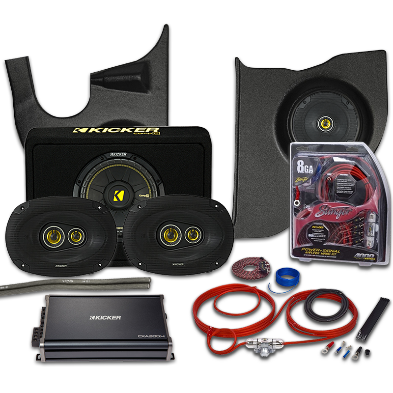 Kicker CS Series 1973-1979 Chevy Truck Kick Panel Complete System ...