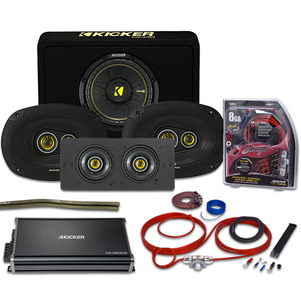 Kicker CS Series 1968-1972 Oldsmobile Cutlass With A/C Complete System ...