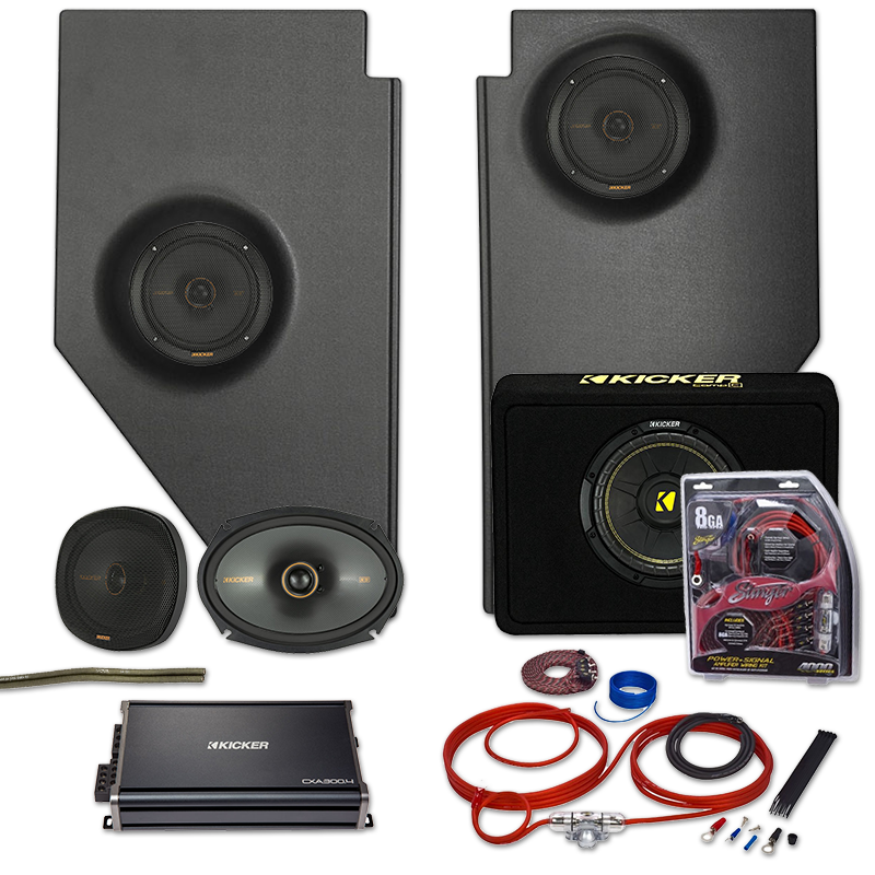 Kicker KS Series 1947-1953 Chevy Kick Panels 4" Speakers: KSCCS-KCHT-47_53