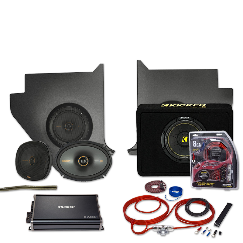 Kicker KS Series 1960-1965 Ford Falcon/Ranchero Kick Panel Complete ...