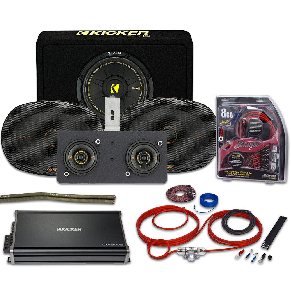 Kicker KS Series 1966-1967 Nova With A/C Complete System Kit: KCS ...