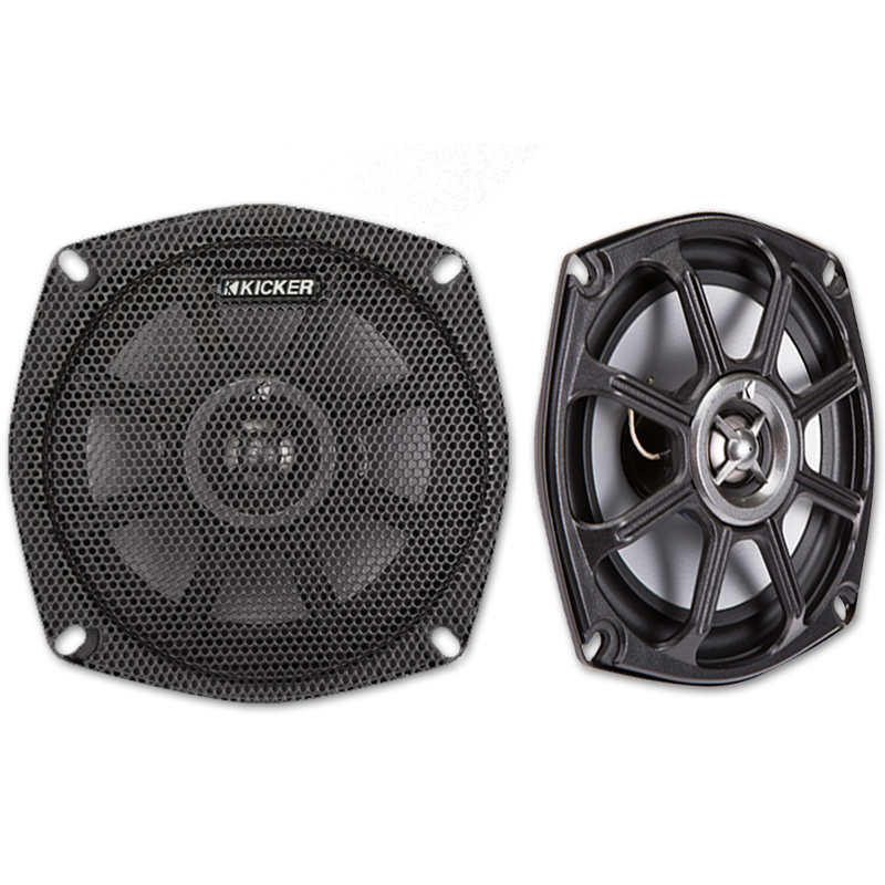 Kicker PS5250 5.25 Inch Weather-Resistant Coaxial for Motorcycles/ATVs ...
