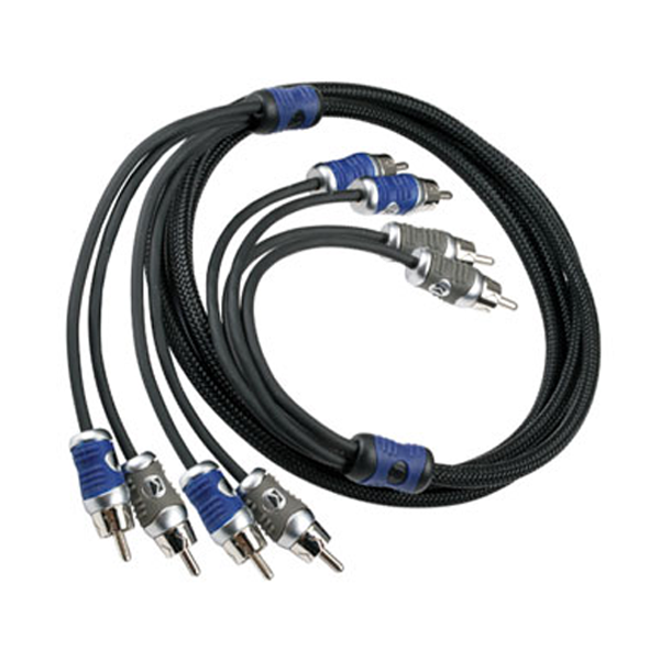 Kicker Q-Series 4 Channel RCA Cable 4m: QI44