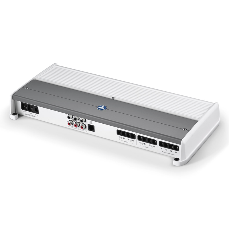 JL Audio 5-Channel Class D Marine System Amplifier 100 W x 4 @ 2 Ohm ...