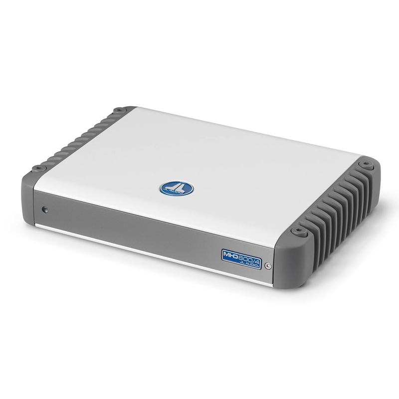 JL Audio 4-Channel Class D Marine Full-Range Amplifier 150 W x 4 @ 1.5 ...