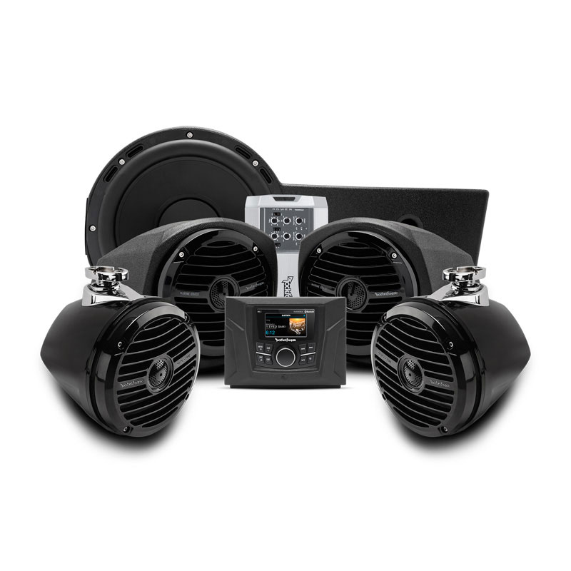 Rockford Fosgate Polaris General Stage 4 Stereo Kit: GNRL-STAGE4