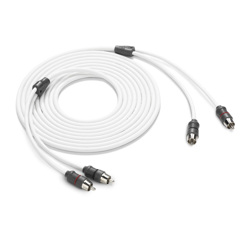JL Audio 2-channel Marine RCA Cable - 12 ft. (3.66 m): XMD-WHTAIC2-12