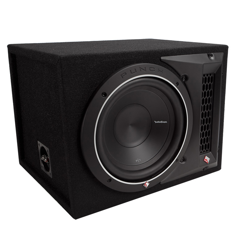 Rockford Fosgate P1-1X10 P1 10" Loaded Subwoofer Enclosure: P1-1X10