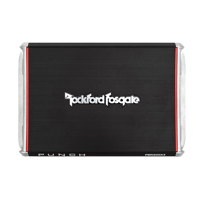 Rockford Fosgate PBR300X2 300 Watt Mini 2 Channel Amplifier: PBR300X2