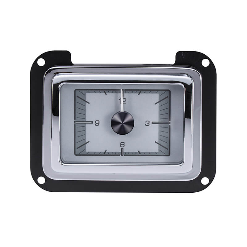 Dakota Digital 1940 Ford Car HDX Style Clock, Silver Face: HLC-40F-S