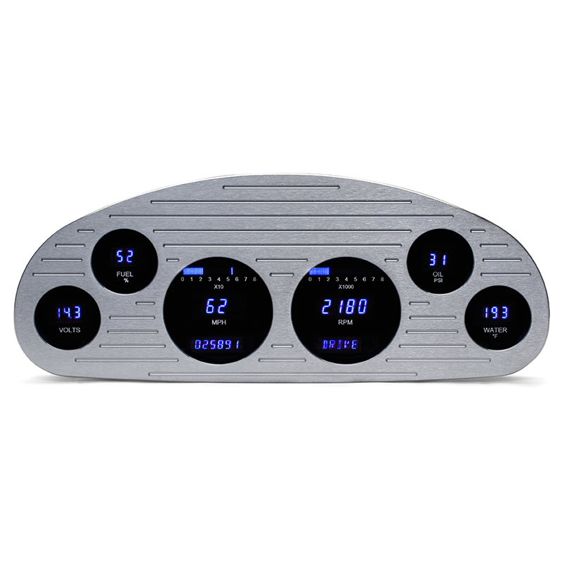 Dakota Digital 1933-34 "Master" six gauge VFD system w/Blue and Teal ...