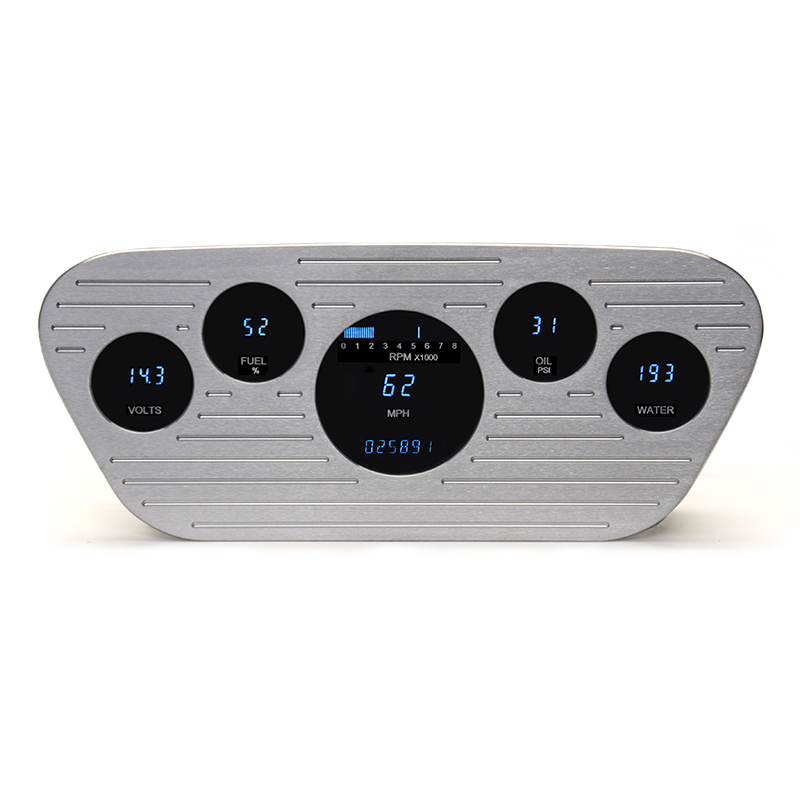 Dakota Digital 1953-55 Ford F100 VFD system w/aluminum bezel w/Blue and ...