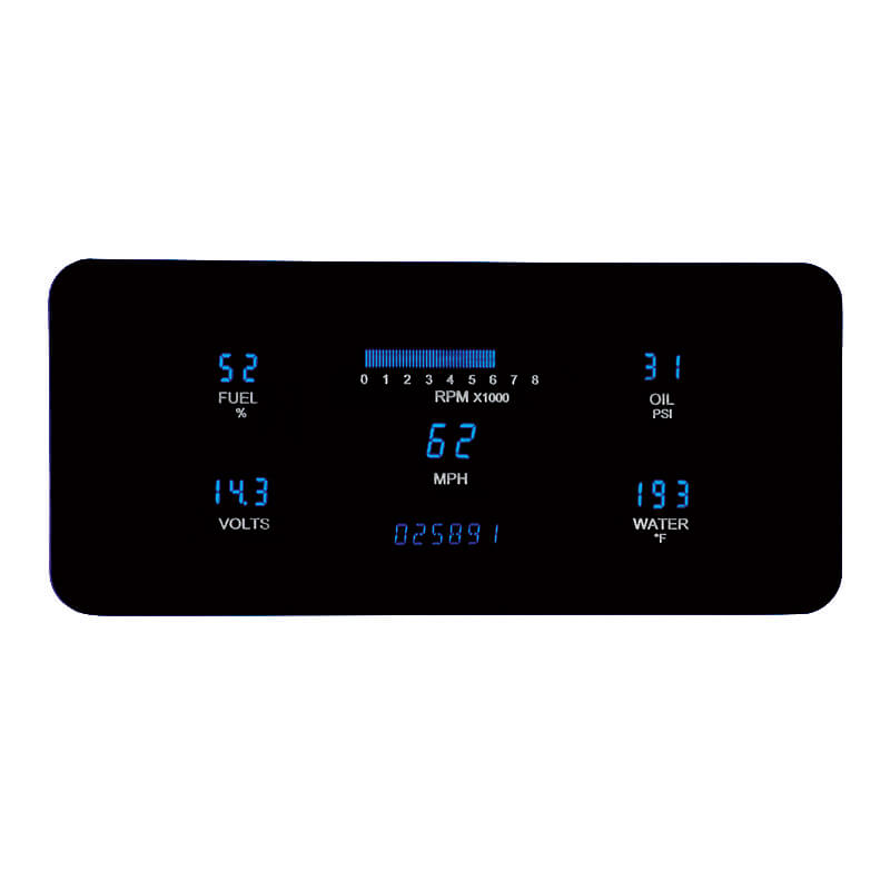Dakota Digital 1963-72 Jeep Wagoneer & J Trucks VFD System - Blue Lens ...
