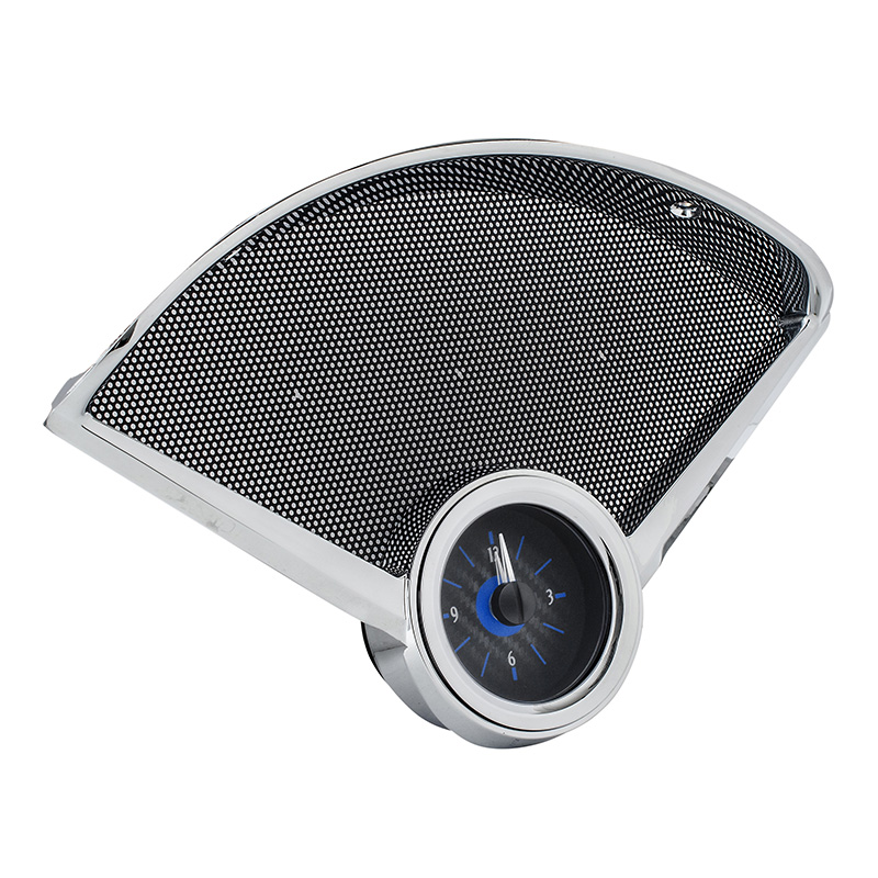 Dakota Digital 1955-56 Chevy Car Analog Clock, Carbon Fiber Style Face ...