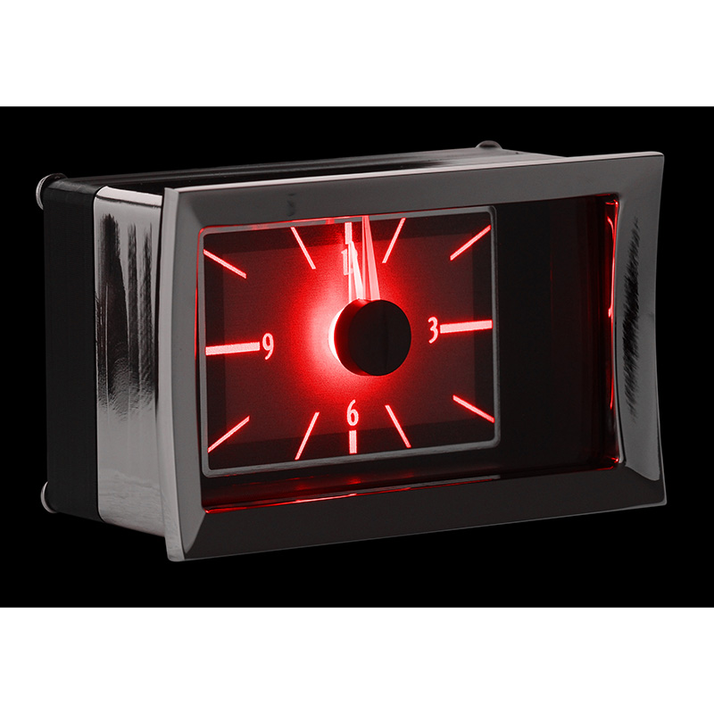 Dakota Digital 1957 Chevy Car Analog Clock, Silver Alloy Style Face ...