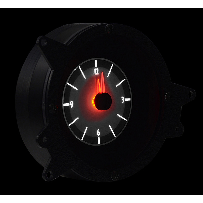 Dakota Digital 1969-70 Ford Mustang Analog Clock, Silver Alloy Style ...