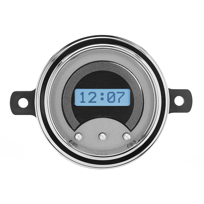 Dakota Digital 1949-50 Ford Car Digital Clock, Silver Alloy Style Face ...