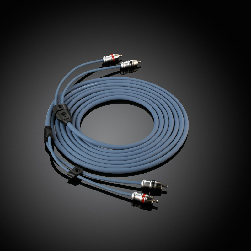 JL Audio 2-channel Premium RCA Cable - 12 ft (3.66 m): XB-BLUAIC2-12