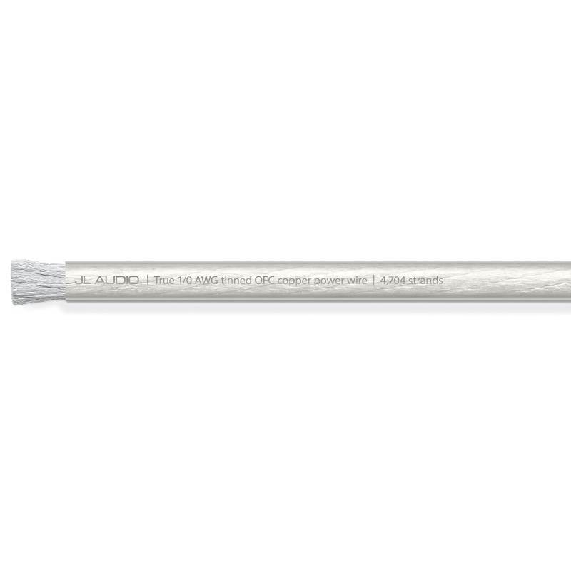 JL Audio 1/0 AWG Premium Power Wire with Clear Jacket - Bulk Spool: 50 ...