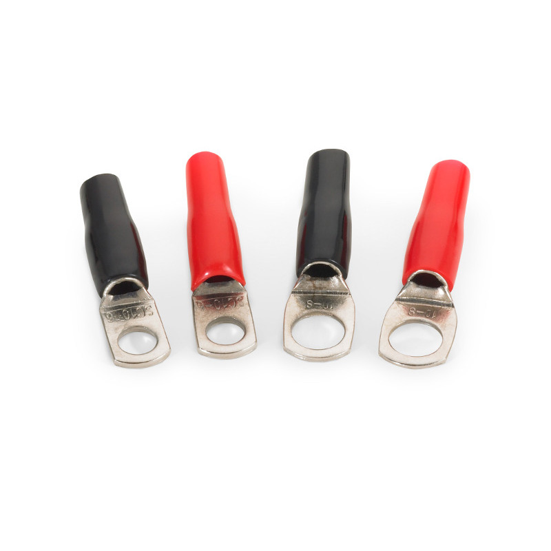 JL Audio Crimpable Power Rings for 8 AWG Wire - 4 Pack: XD-RT8-4PAK